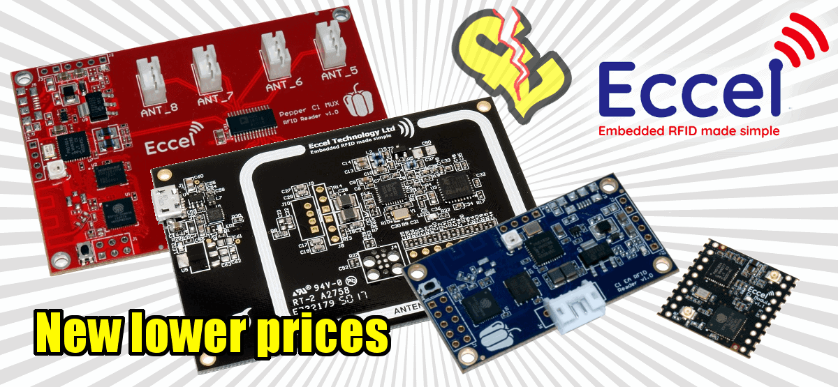 New prices of the whole Pepper family - Eccel Technology - RFID made simple