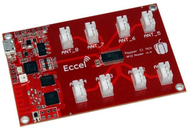 Multiplexed RFID reader - keeping multiple antennas "on track"
